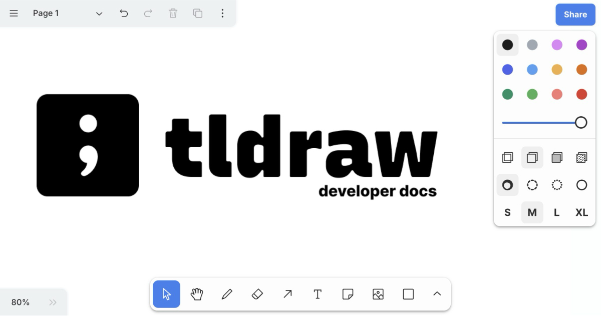 Custom UI • tldraw Docs